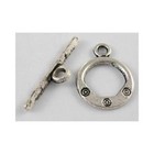 Circular Tribal Top Antiqued Silver Toggles (15 Sets) tog004A | eBay