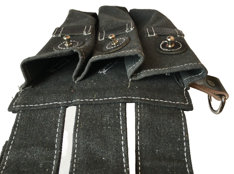 WWII German MP38/MP40 Magazine Pouch Set - Reproduction (Grey) | eBay