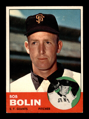 1963 Topps - #106 Bob Bolin - Series 2 | eBay