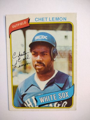 1980 Topps CHET LEMON #589 CHICAGO WHITE SOX EX | eBay