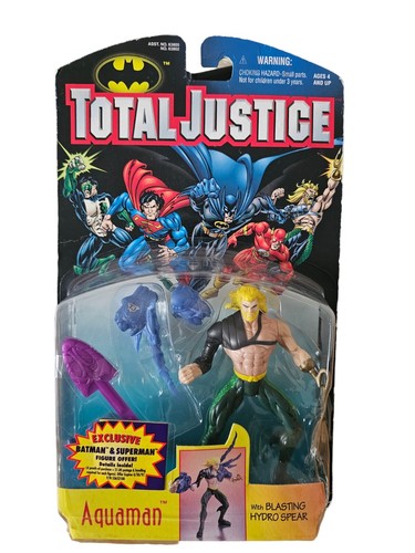 Hasbro Kenner DC Comics Total Justice AQUAMAN Toy Action Figure Vintage ...