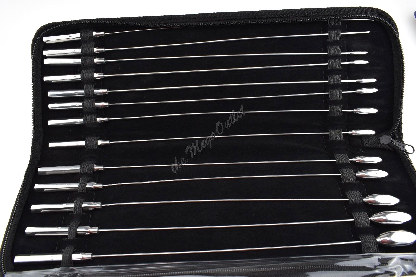 Bakes Rosebud Urethral Sounds Dilators 13 Piece Set Sizes from 1mm to ...