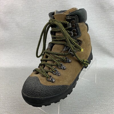 Montrail Hiking Ankle Boots Brown/Black Leather Textile Round Toe Lace ...