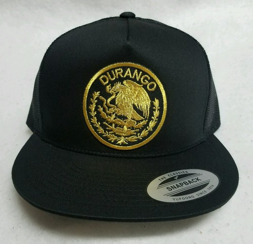 DURANGO MEXICO BASEBALL HAT MESH TRUCKER BLACK ADJUSTABLE NEW | eBay