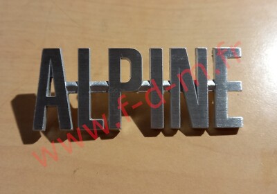 Monogramme Alpine / Emblem Alpine | eBay