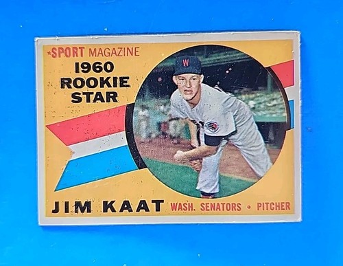1960 TOPPS BASEBALL #136 JIM KAAT ROOKIE EX | eBay