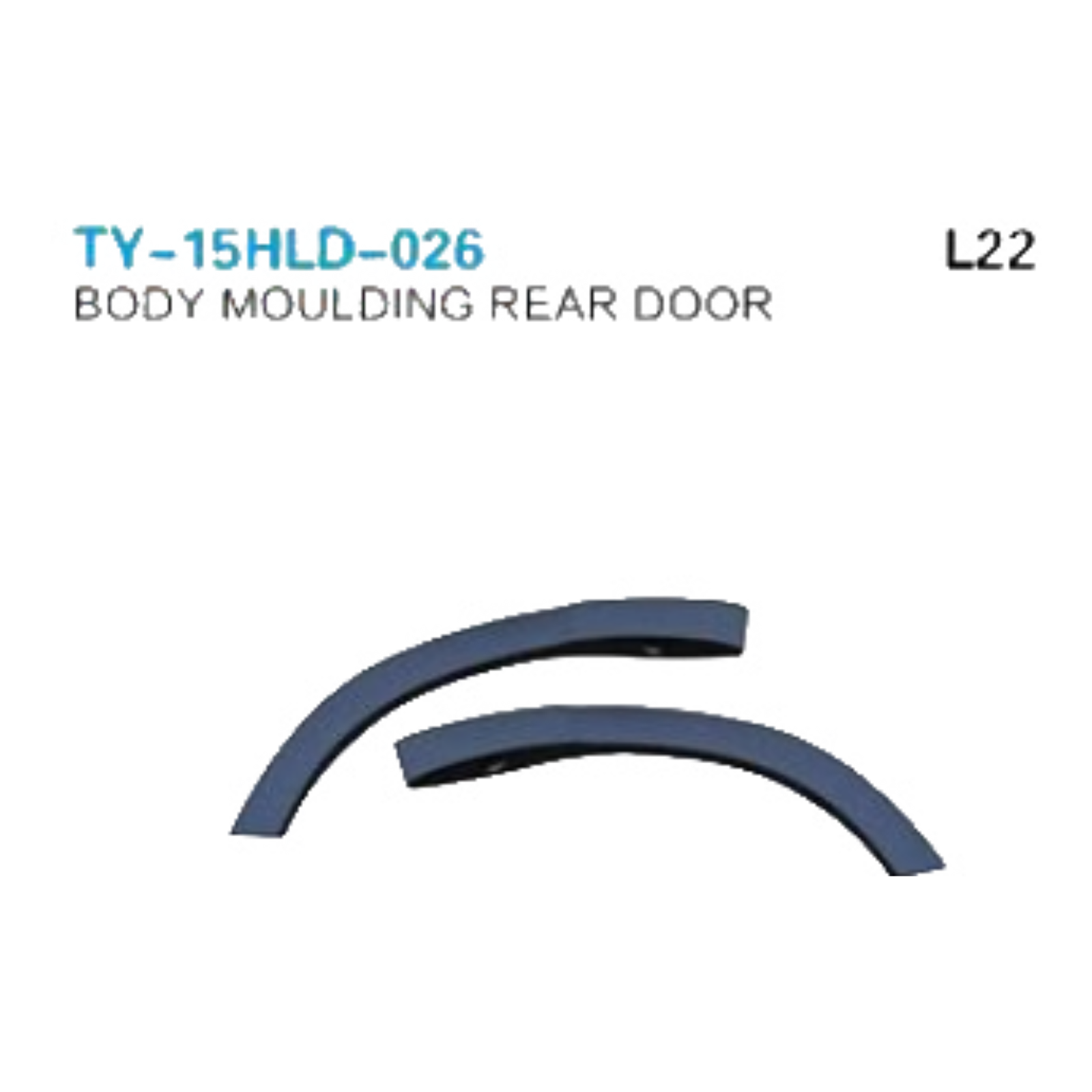 Fred Rear Door Flare Moulding Trim Left,Fits Kluger 2014-2020.GSU50.55 ...