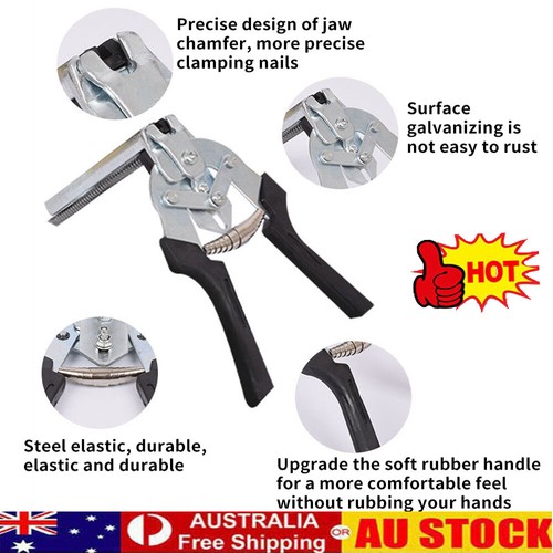 Type M Nail Ring Pliers Hog Ring Pliers Kit for Bird Rabbit Mesh Cage ...