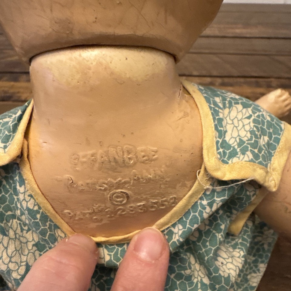 Vintage Composition Effanbee Patsy Ann Doll 19” Sleep Eyes Needs ...