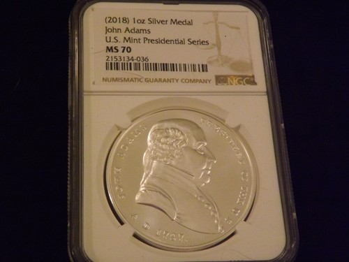 2018 JOHN ADAMS MEDAL NGC MS 70 | eBay