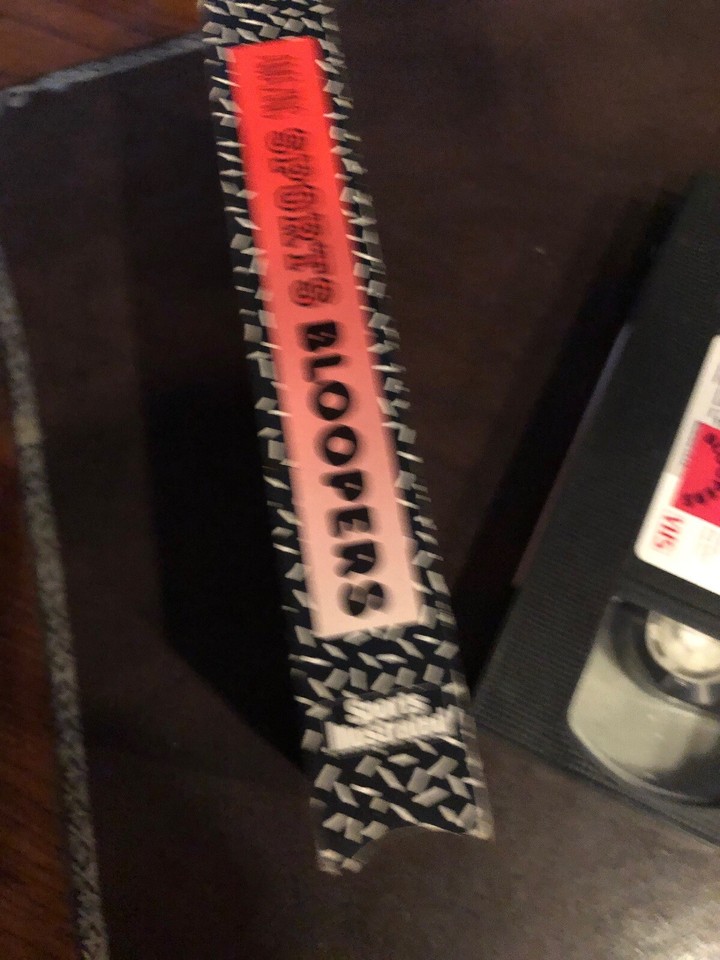 ESPN Amazing Sports Bloopers(Sports Illustrated,W/Roy Firestone)(VHS ...