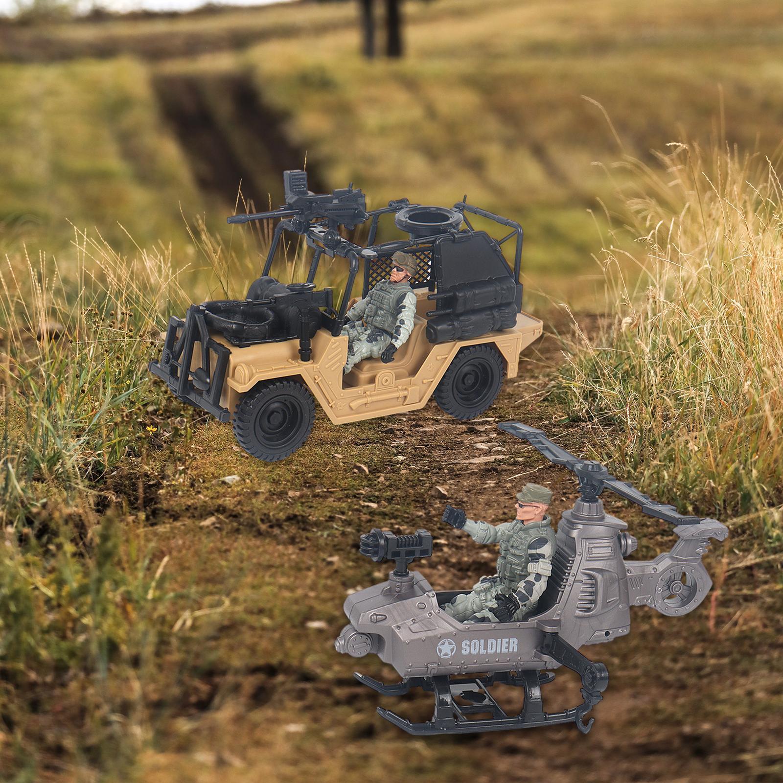 5Pcs Realistic War Scene Series Battle Scene Building Model Miniature ...