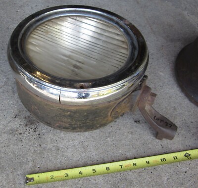 1925 -1927 Hupmobile ? E&J Drum Headlight Broadlight Lens Orig Hot Rod ...