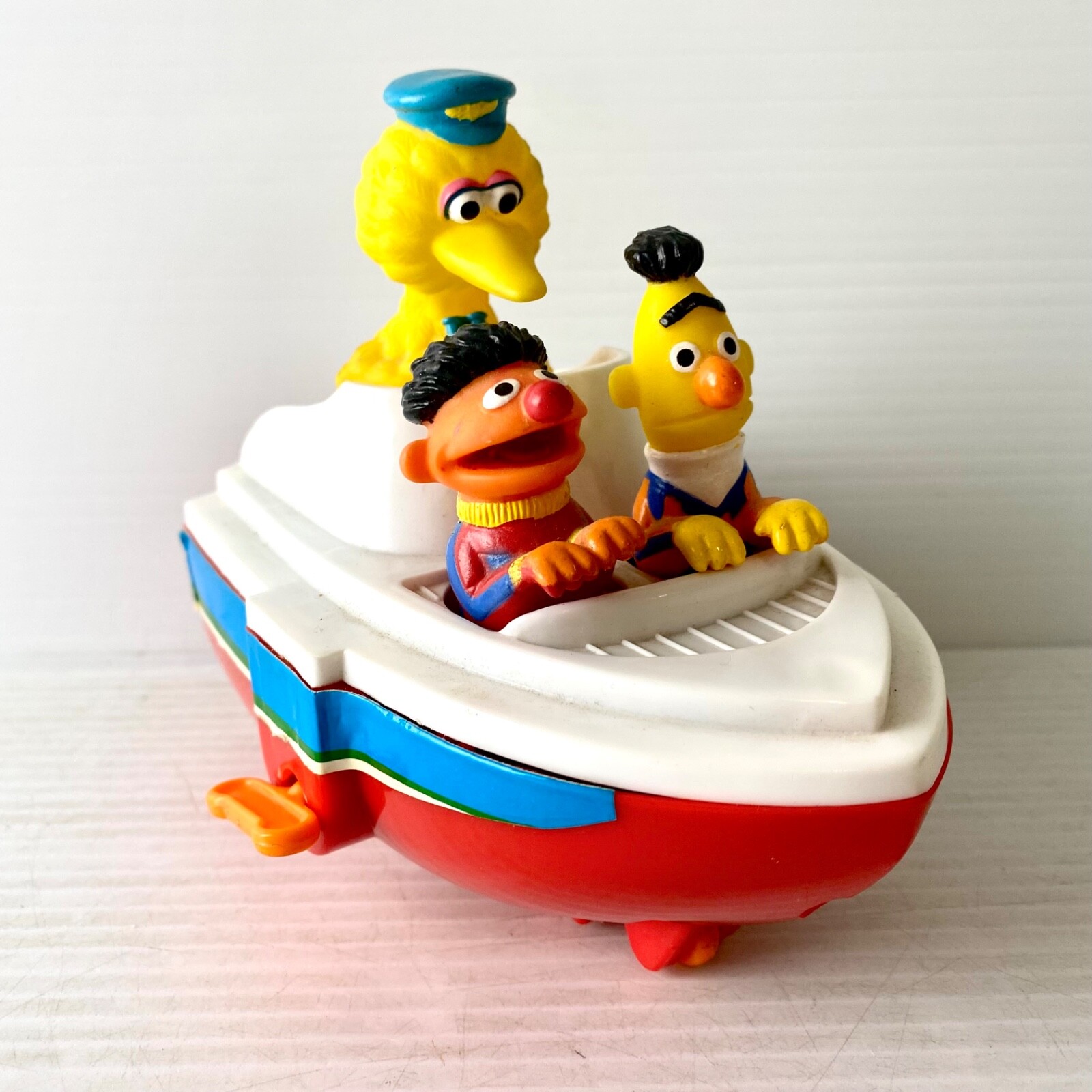 Vintage Jim Henson Sesame Street Wind Up Boat - Bert, Ernie, Big Bird ...