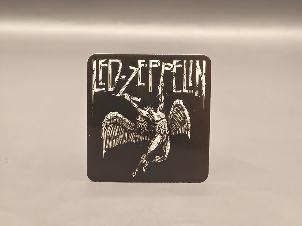 Led Zeppelin Stickers Jimmy Page Decals Angel Icarus Zoso Rock Music ...