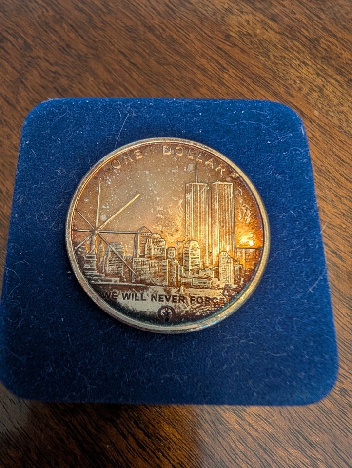 National Collector's Mint Freedom Tower Silver Clad Coin Medallion July ...