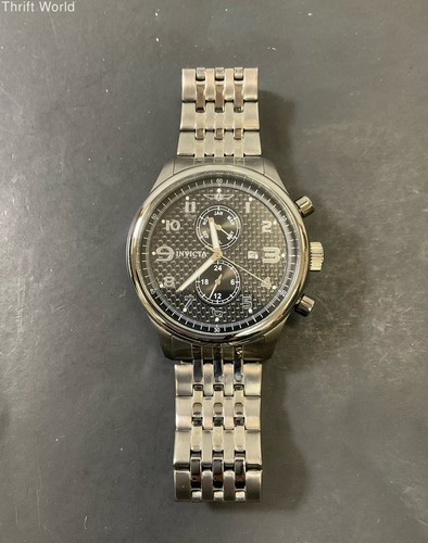 Invicta Specialty Men's Wristwatch Watch Model 0368 Untested Stainless ...