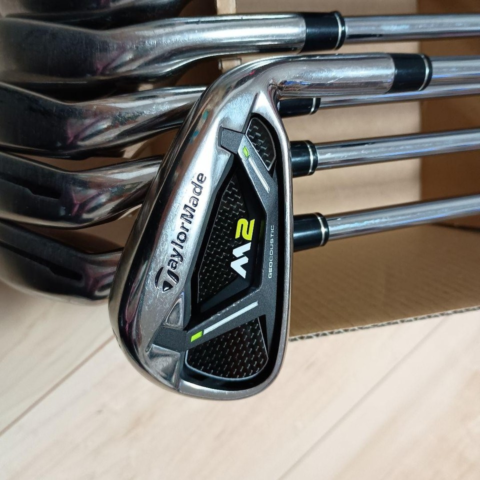 TaylorMade Iron Set M2 FLEX-S 8pcs 5, 6, 7, 8, 9, P, A, S used | eBay UK