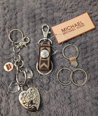 Lot Of 3 Key Fob Chains Michael Kors Brighton Kathy Von Zeeland Charms ...