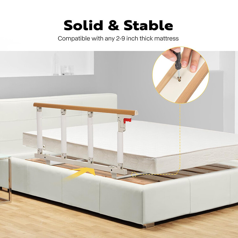 Bed Rails For Seniors Elderly Adults Medical Hospital Side Folding ...