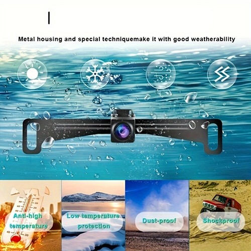 Wireless 4.3-inch car monitor with high-definition rearview screen ...