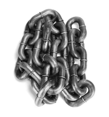 Silver 1.5M Plastic Giant Chain Dog & Pet Leash - Funny & Halloween ...