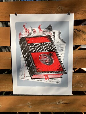 Official Jawbreaker screen print poster Fillmore Charlotte 09.19.23 ...