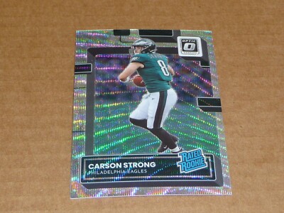 (B) 2022 Panini Donruss Optic PREMIUM SET WAVE /300 CARSON STRONG ...