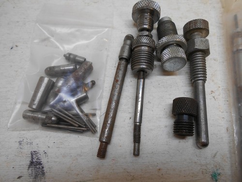 lot of rcbs lyman other die rods decapping pin seater rods exp balls+ ...