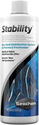 Seachem Stability Fish Tank Stabilizer - For Freshwater and Marine ...