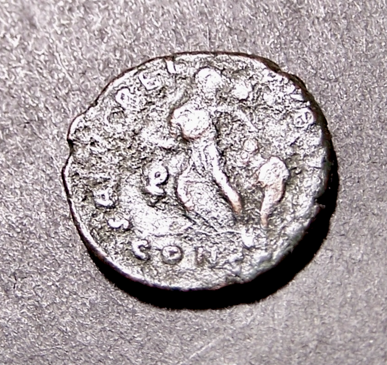 ARCADIUS, Nike Drags Captive w/ Chi-rho ☧ Christogram, Roman Coin, 12 ...