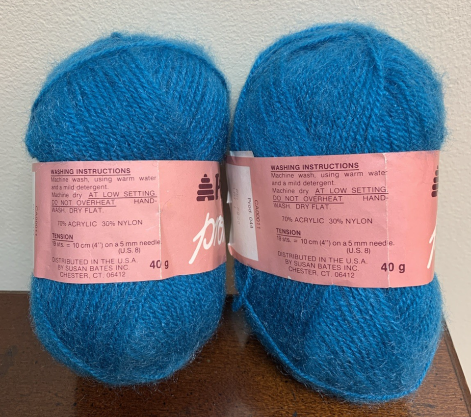 New Lot of 2 Paton's Promise Turquoise Teal Blue Yarn # 8006 Skein | eBay