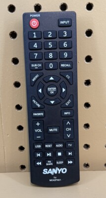 New Remote Control MC42FN01 For SANYO LCD TV FW24E05F FW42D25T FW50C85T NO BACK | eBay