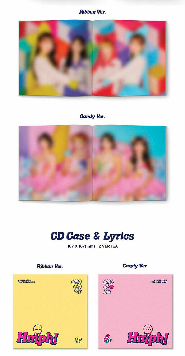 WJSN CHOCOME [HMPH] 1st Single Album CANDY CD+Photo Book+2ea Card+etc ...