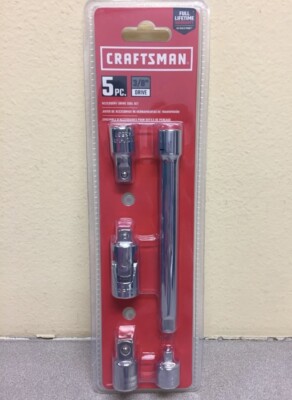 New! Craftsman 3/8 In. Drive Socket Accessory Set 5 Pc. CMMT42335 | eBay