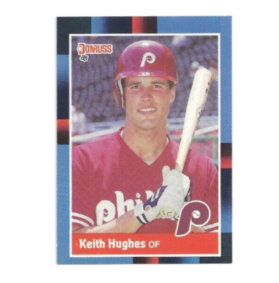 MLB 1988 Donruss KEITH HUGHES #643 Rookie Card Philadelphia Phillies | eBay