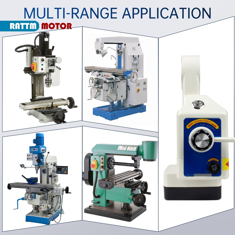 US SHIP】 JN400S 110V Y-Axis Milling Machine Power Feed Mill Table Power ...