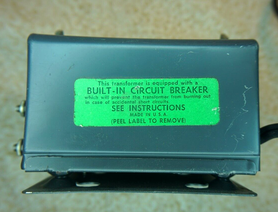 Vintage AC Powered Ho Scale Toy Train Transformer Louis Marx & Co. U.S ...