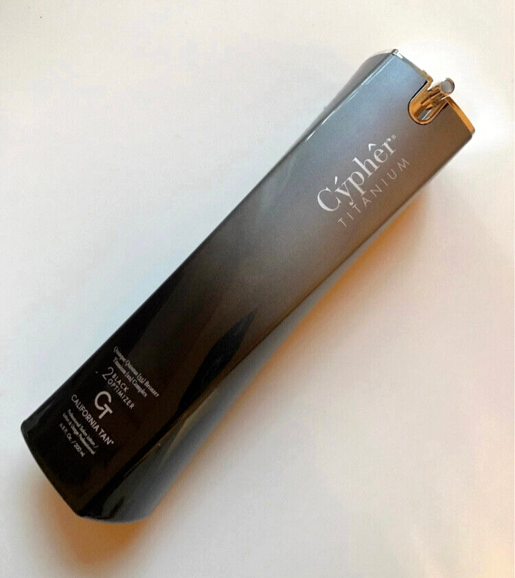 California Tan Cypher Titanium Black Optimizer 55X Bronzer Step 2 ...