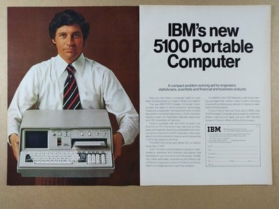 1975 IBM 5100 Portable Computer vintage print Ad | eBay