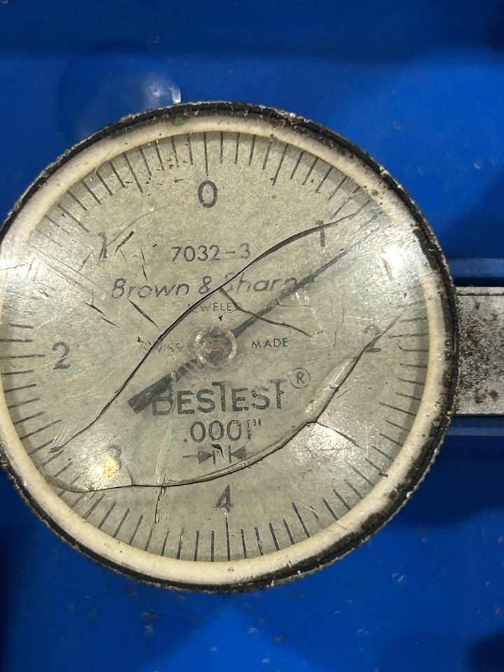 Brown & Sharpe BesTest indicator .0001” 7032-3 In Case | eBay