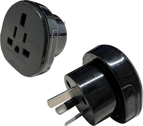 SAA Approved UK/US/JP/CA to AU/NZ Adaptor Plug with Insulated Pins UK ...