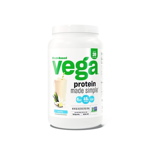 Vega Protein Made Simple Protein Powder, Vanilla - Stevia Free, Vegan ...