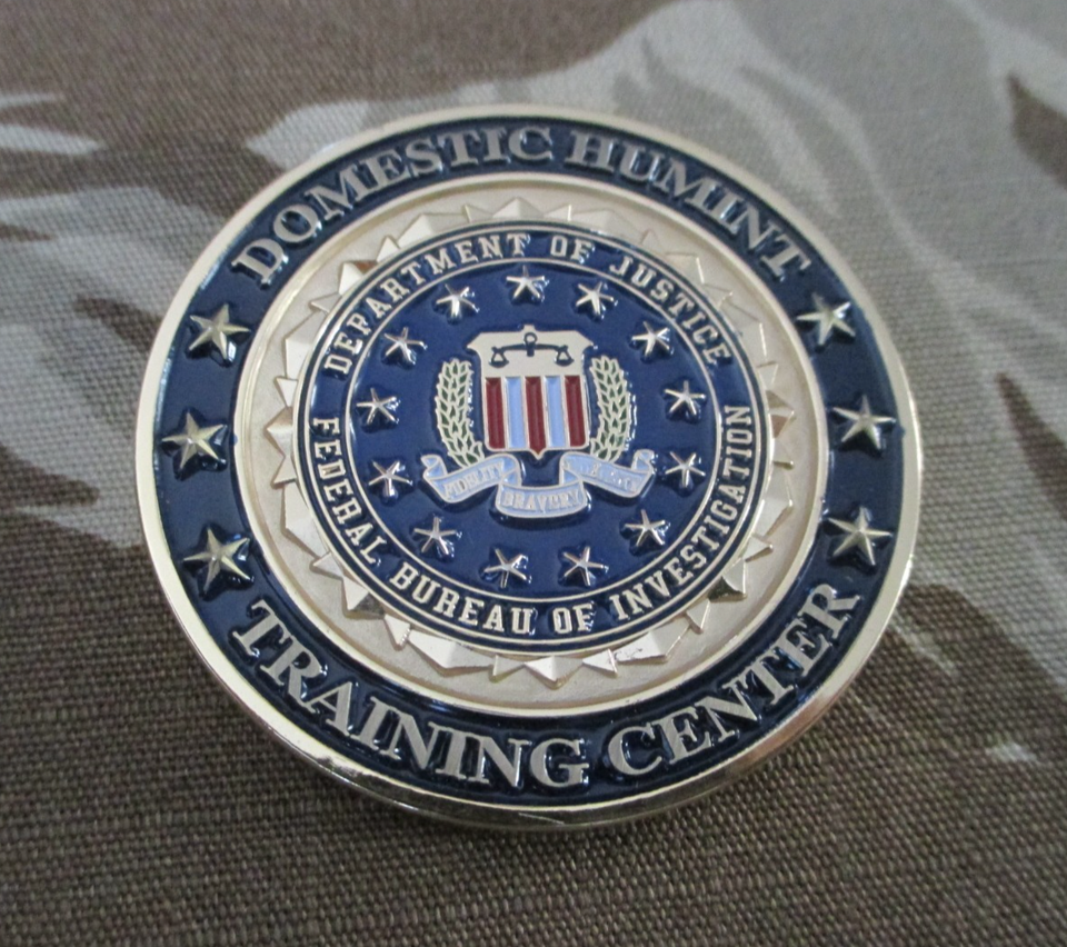 FBI HUMINT Operations Training Unit Challenge Coin 1.75" | eBay