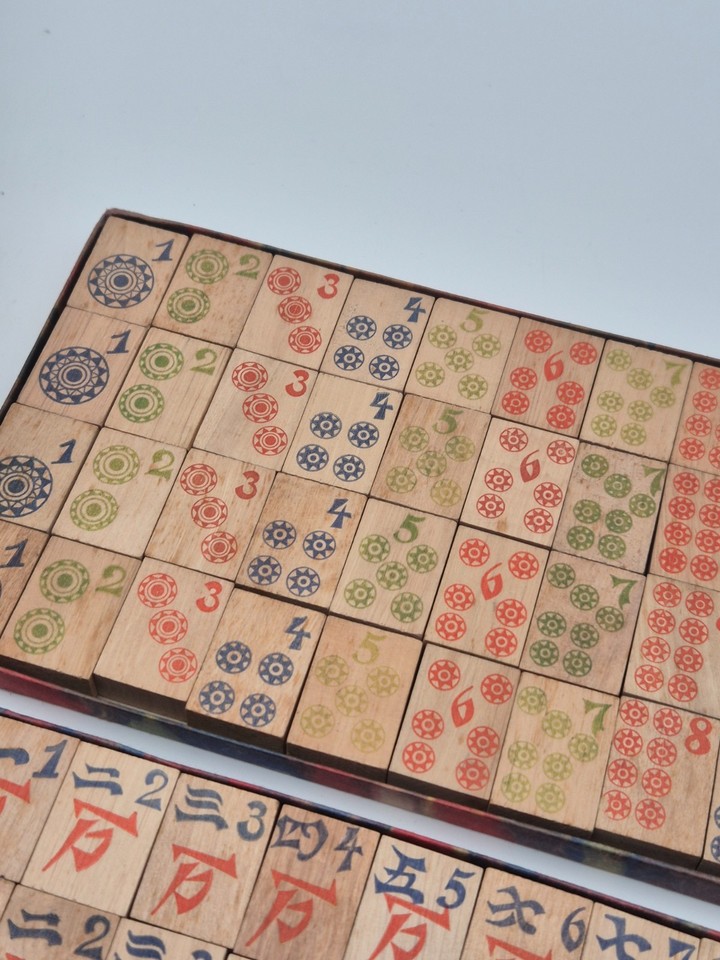 Mahjongg Spiel "Gepra" Chinesen Spiel 1000 Jahre Spiel aus Holz ...