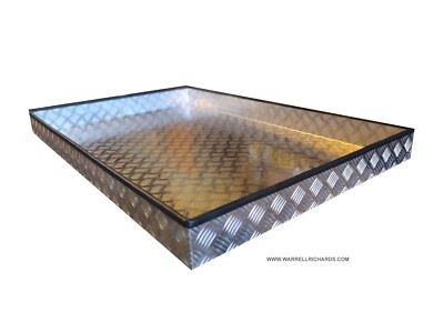 ALUMINIUM CHEQUER TRAY SIDE LOCKER HGV TRUCK TRAILER TOOL STORAGE ...