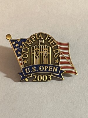 Rare 2003 U.S. Open Championship Lapel Pin Pinback - Olympia Fields ...