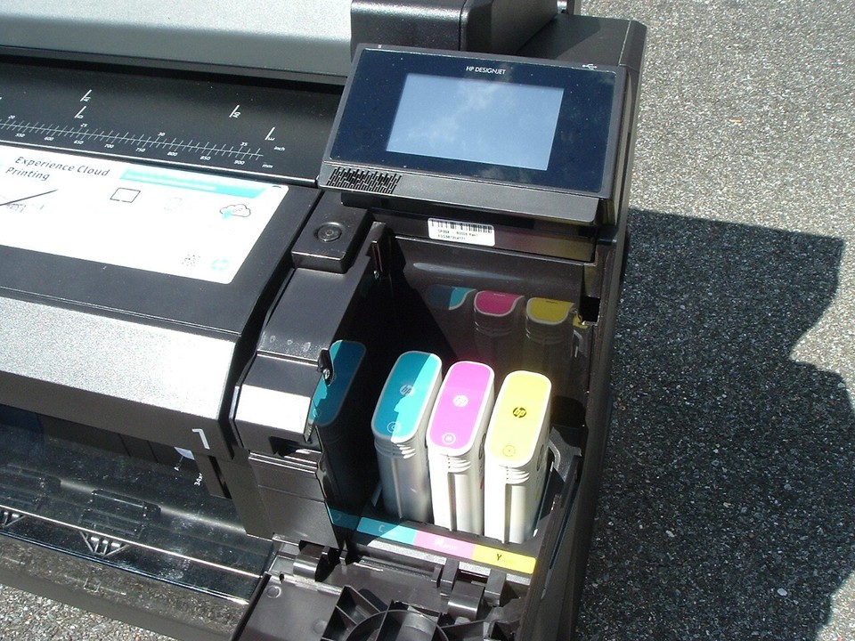 36" Plotter +Scanner HP DesignJet T2500 eMFP(CR358A) NEW PrintHead ...