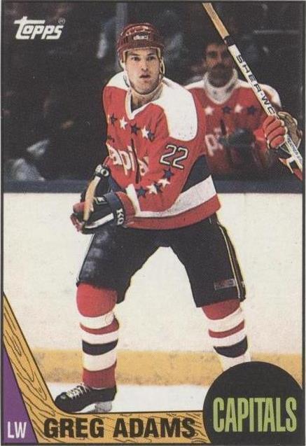 1987-88 Topps - Greg Adams #139 for sale online | eBay