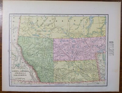 1900-Now - Map Of Alberta